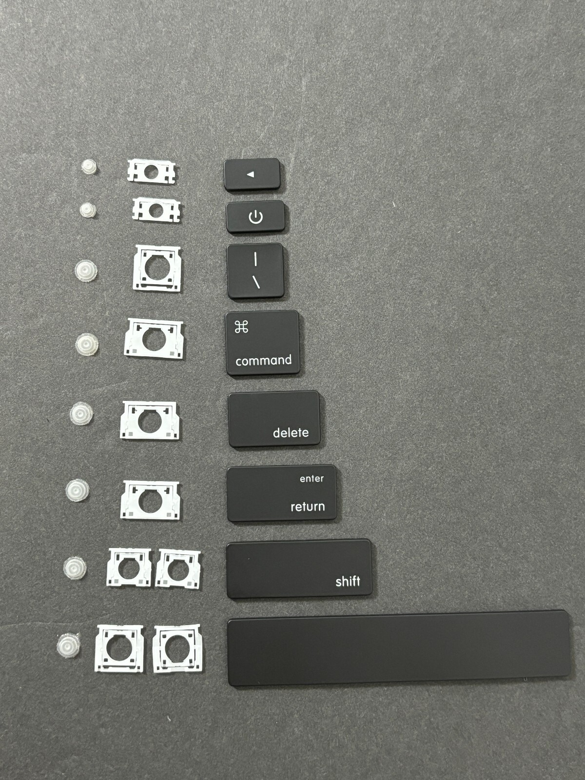 For APPLE MacBook Pro (AC06 AP08) Keyboard Key Cap Replacement A1398 ...