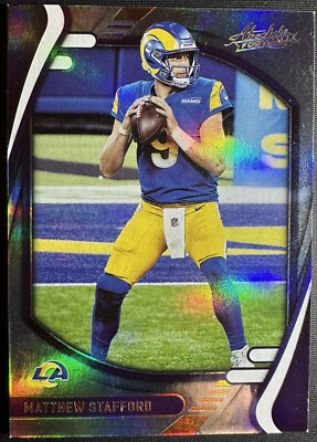 Matthew Stafford 2021 Panini Absolute Spectrum Hobby #3 Los Angeles ...