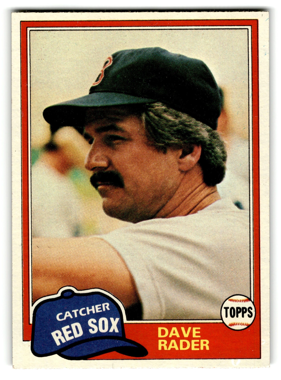 1981 Topps #378 Dave Rader Boston Red Sox | eBay