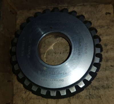 Gear skiving shaper cutter 28T 8CDP 9.2376 NDP 17° 29'43" NPA 30°HA ...