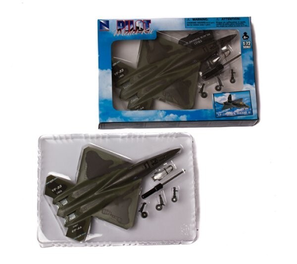 New Ray Fighter Jets Pilot Planes Model Kit YF-23 Black Widow II 21317A ...