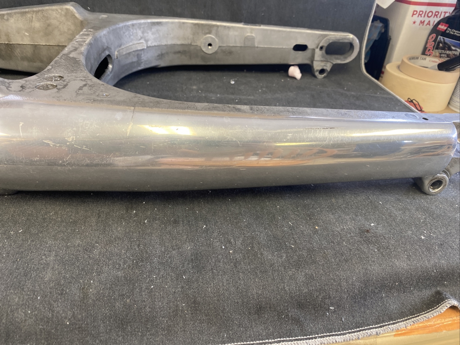 2002 2003 Harley Davidson V-Rod VRSC Vrod Rear Wheel Fork Swing Arm ...