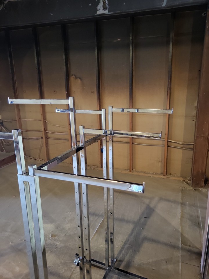 6 Way Clothes Rack with Straight Arms all adjustable | eBay