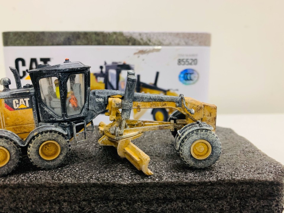 Cat 12M3 Motor Grader Muddy Edition 1/87 HO Scale Metal By Diecast ...