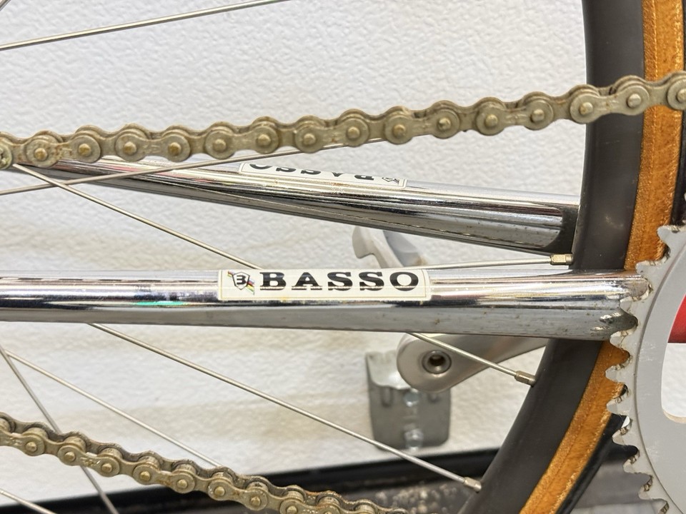 1987 Basso Pista Columbus Steel Track bike Dura Ace Wheelset, Cinelli ...