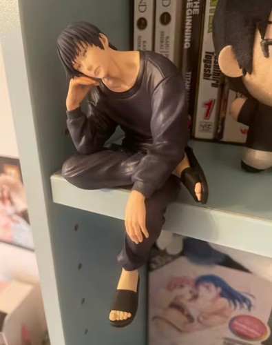 Anime JJK figures Toji Fushiguro Sitting Pose Model Action Figure 12CM ...