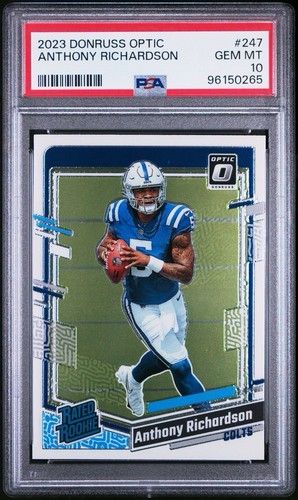 2023 Optic Anthony Richardson Base RC PSA10 Colts #247 | eBay