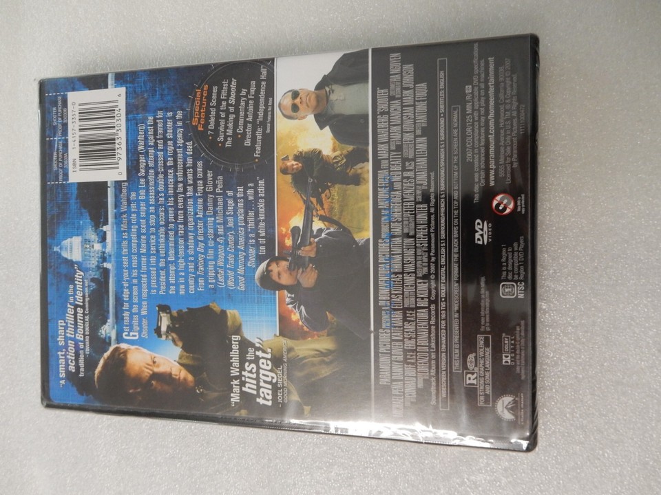 Shooter (DVD) Mark Wahlberg Widescreen NEW SEALED | eBay