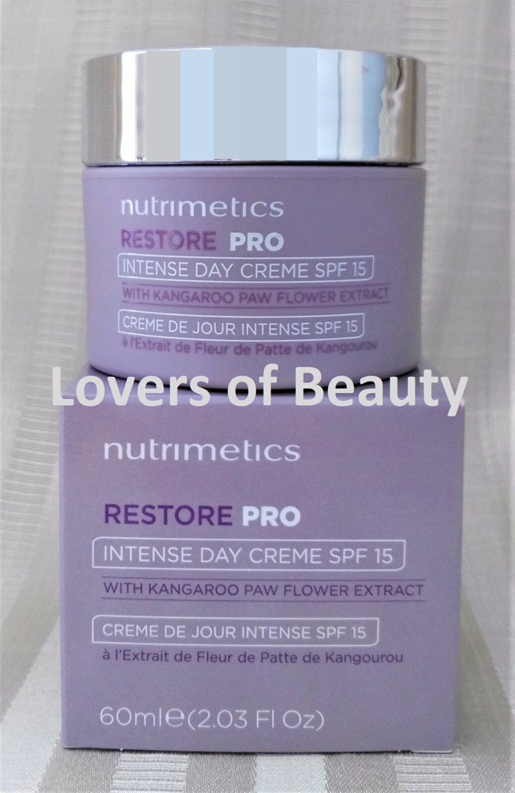 NUTRIMETICS RESTORE PRO Intense Day Creme SPF15 60ml FREE SHIPPING RRP ...
