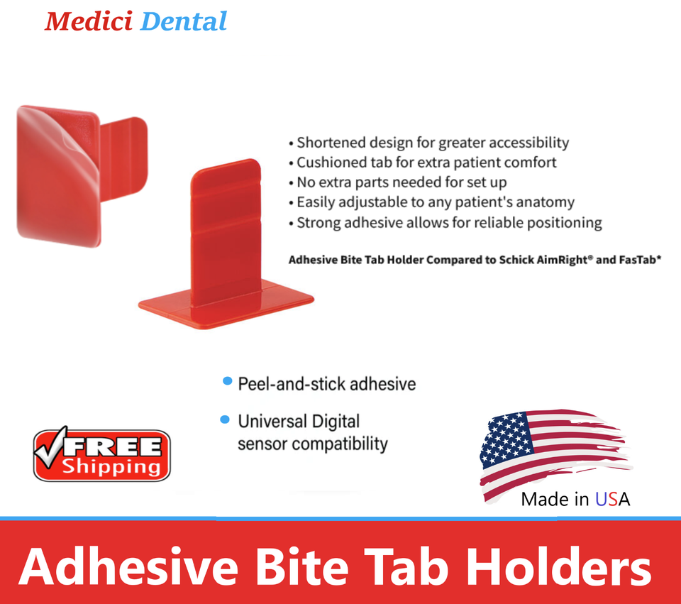 Dental X-Ray Schick AimRight Dentsply FASTab Adhesive Cushioned Bite ...