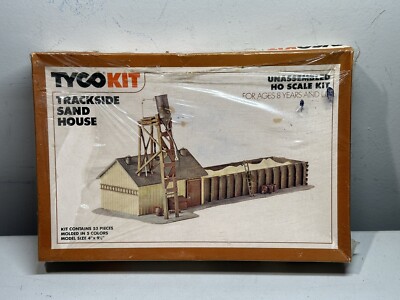 Tyco Model Kit - Trackside Sand House #7763 HO Scale Model Kit - New ...