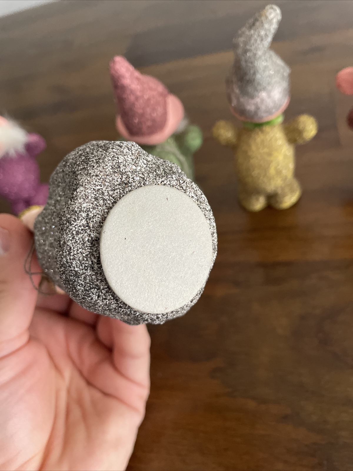 Vintage Rare Putz Glitter Snow White Seven Dwarfs Christmas Candy ...