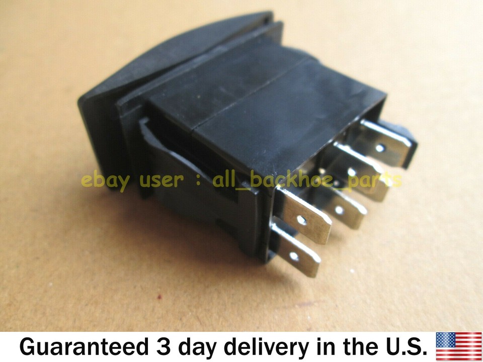 JCB BACKHOE - ROCKER SWITCH 12V, 6 PIN (PART NO. 701/60004) | eBay