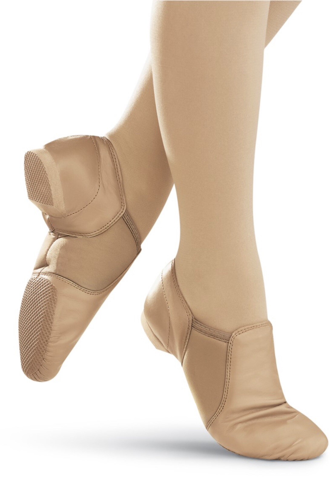 Slip-On Jazz Shoe B80 By Balera Dancewear Adult Size 6 Caramel Color ...