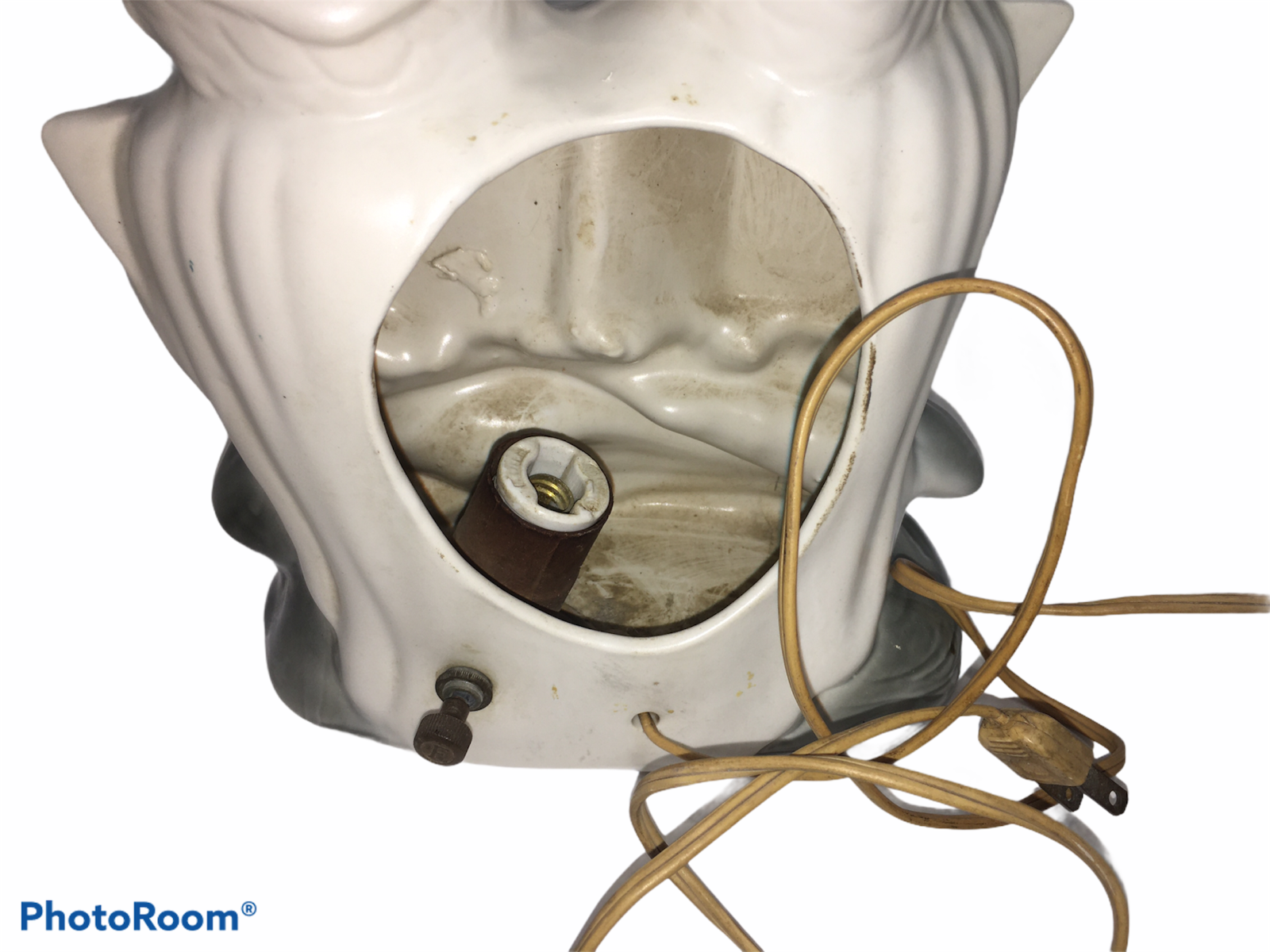 Vintage Mid Century Ceramic TV Lamp Light Wise Owls in Graduation Caps ...