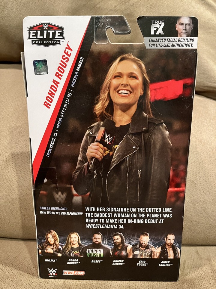 WWE Mattel Elite Series 65 Ronda Rousey Action Figure WWF AEW 2018 | eBay