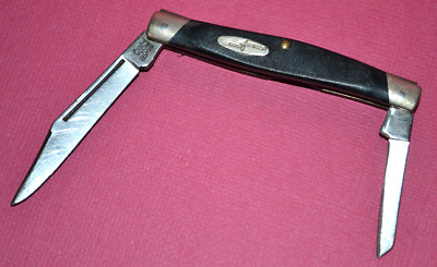 Vintage BUCK 305 Lancer 2 Flat Blade Folding Pocket Knife Made in USA ...