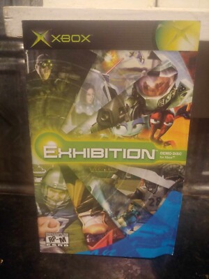 EXHIBITION Demo Disc MicroSoft XBOX 2002 Instruction Booklet w/ HALO ...