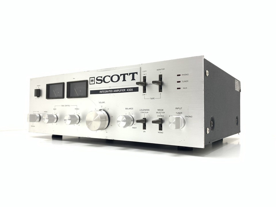 Hh Scott 430A Stereo Integrated Amplifier 2 x 45W RMS Vintage 1979 Work ...