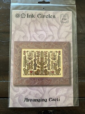 Ink Circles Arranging Cacti Cross Stitch Chart | eBay