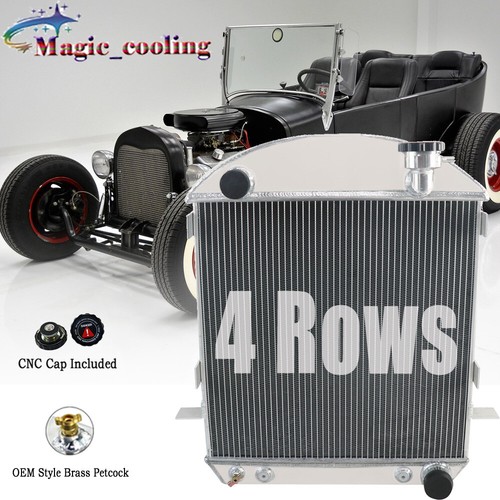 4 Row Radiator For 1917-1927 1925 Ford Model T Bucket Chevy ...