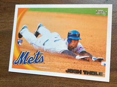 2010 Topps - #227 Josh Thole Rookie Card New York Mets Catcher/MLBTV ...