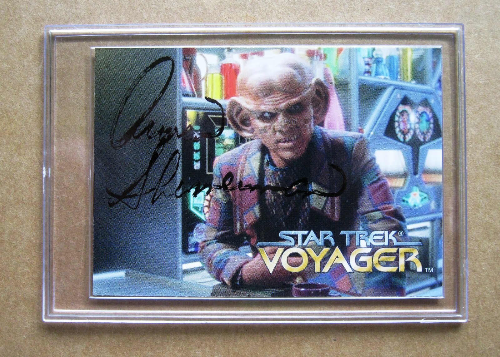 Star Trek Voyager Armin Shimmerman - Quark signed trading card ! | eBay