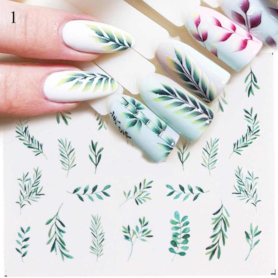 Nail Sticker Water Transfer Nail Sticker Nail Decoration Nail ...