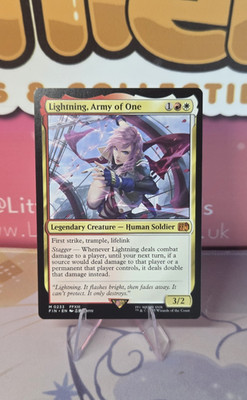 Lightning Army of One - M0233 -Magic The Gathering MTG Final Fantasy ...