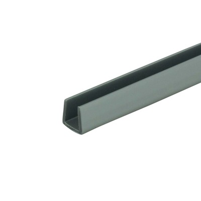 Outwater Plastics Silver 1/4" Rigid Vinyl Plastic U-Channel/C-Channel ...