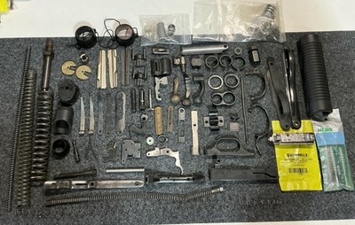 Mixed Gun Parts Lot – Revolver Shotgun Springs, Barrel Section ...