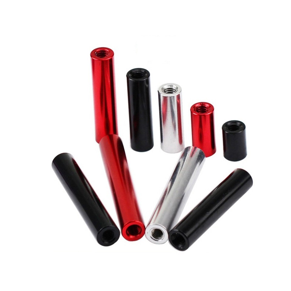 M3 Aluminum Alloy Column Threaded Sleeve Rod Stud Round Connector ...