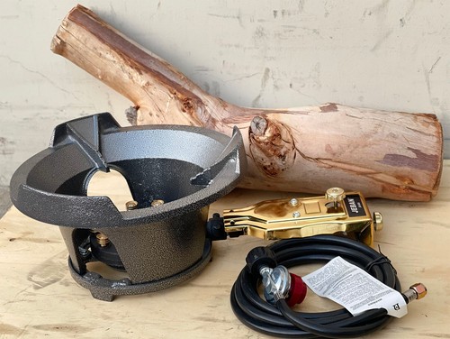 15" Cast iron LP Jet Burner Propane Outdoor Wok Fry Cooking Stove ...