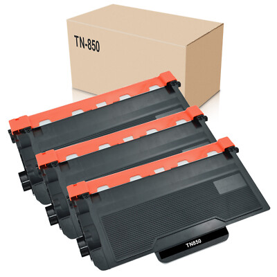 3PK TN850 TN820 Toner Fit for Brother HL-L5100DN L6300DW DCP-L5600DN ...