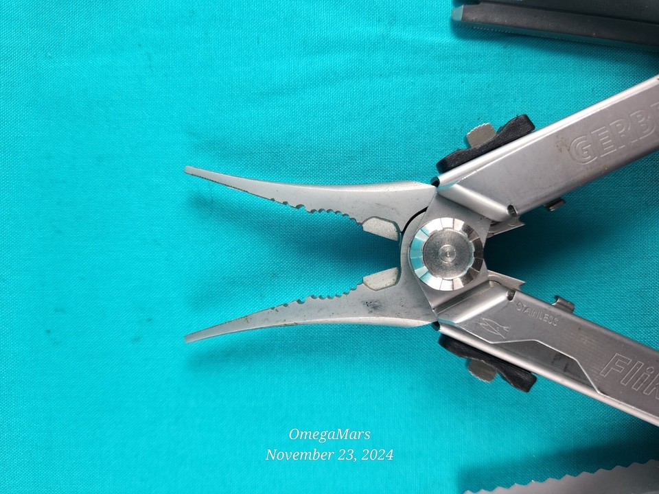 Rare Discontinued Gerber Multi Plier Flik Fisherman Multitool Great ...