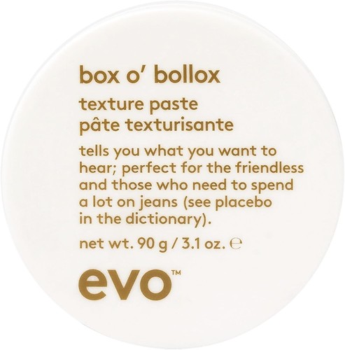 Evo Box O' Bollox Texture Paste - Hair Styling Paste - Long-Lasting ...