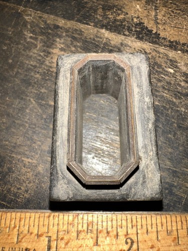 Print Block ( Border Frame ) Brass & Lead. Room For Type 1212 | eBay