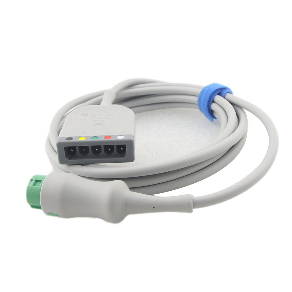 FOR Mindray EV6201 ECG Cable Split 12Pins 3/5 Lead REF 0010-30-43127 | eBay