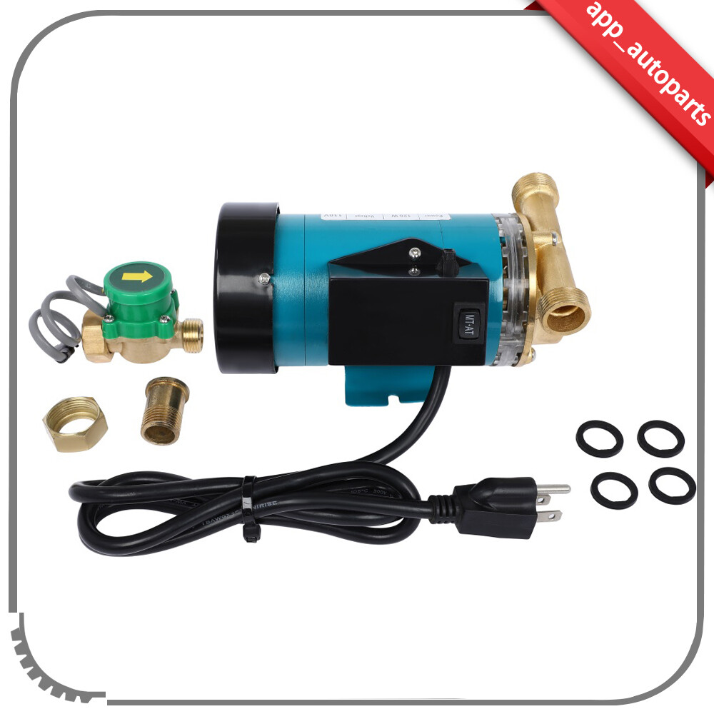120W 110V Home Water Pressure Booster Pump W/Flow Switch Automatic ...