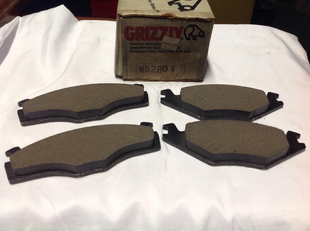 MD280 Grizzly Saftigrip Metallic Disc Brake Pads | eBay