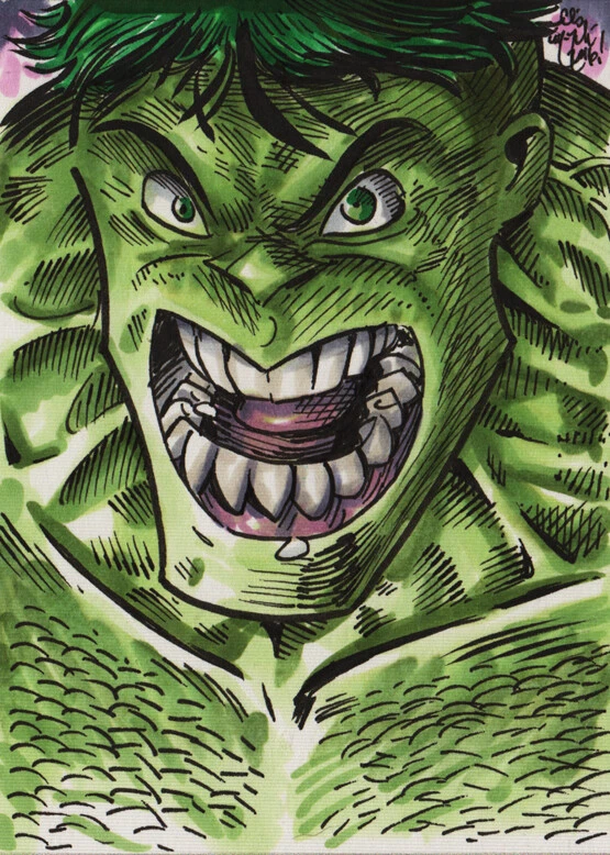 Avengers Hulk Sketch