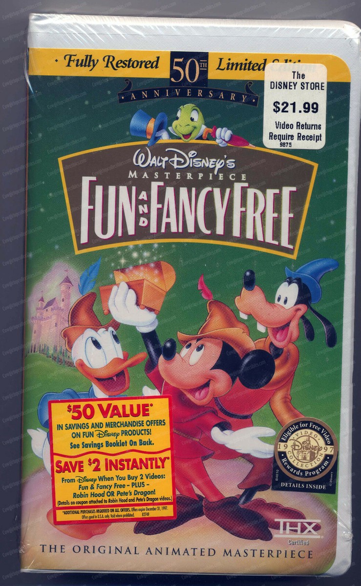Fun And Fancy Free 1997 Vhs Opening To Fun And Fancy Free 1997 VHS