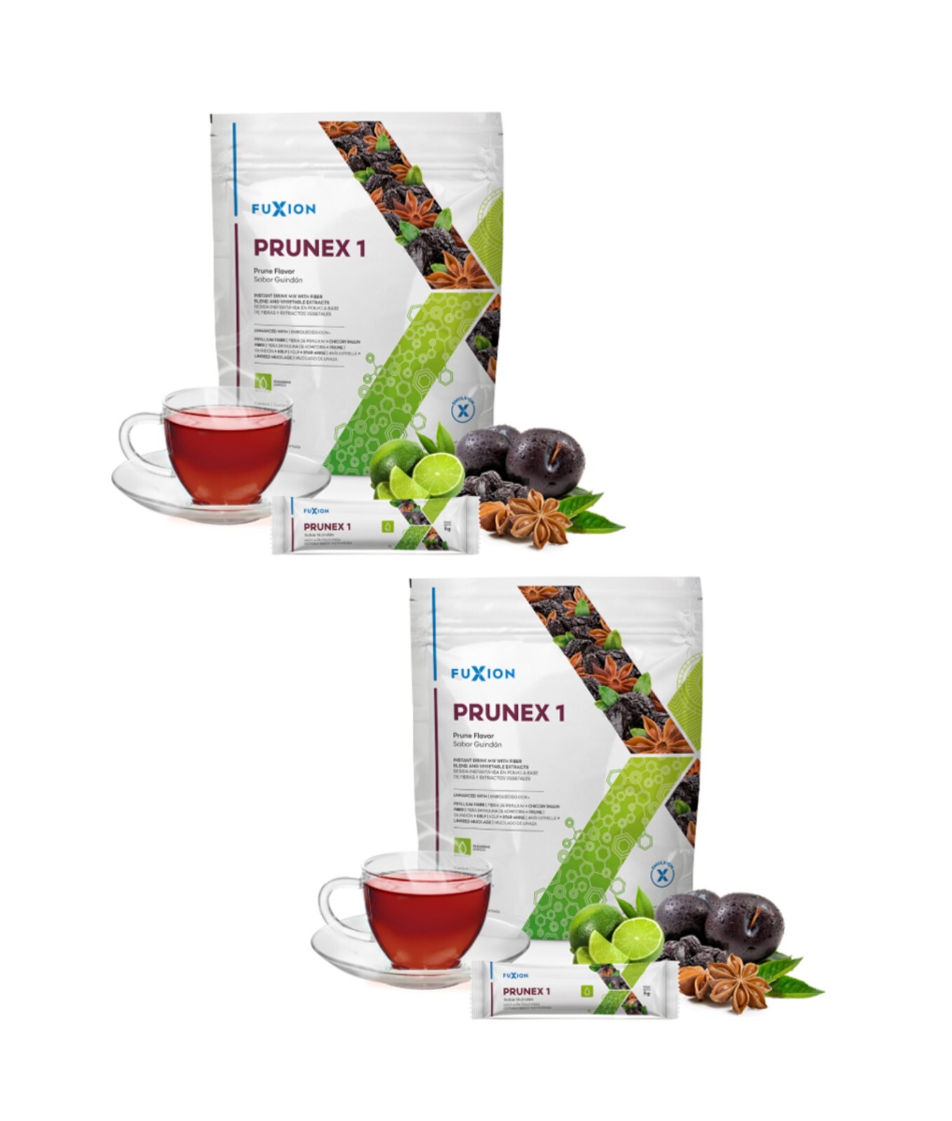 Fuxion Prunex 1-Digestive Health Fiber Blend Colon Cleanse 2 Bags-28 ...