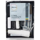 Harris 11 Piece Paint Roller Tray Brush Set Decorating Kit Gloss ...