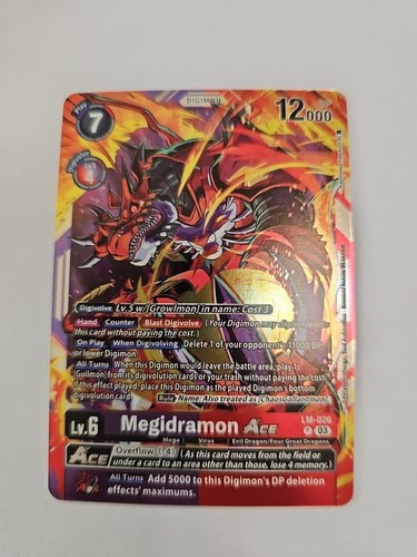 Digimon TCG LM-026 Special Limited Set Megidramon Ace | eBay