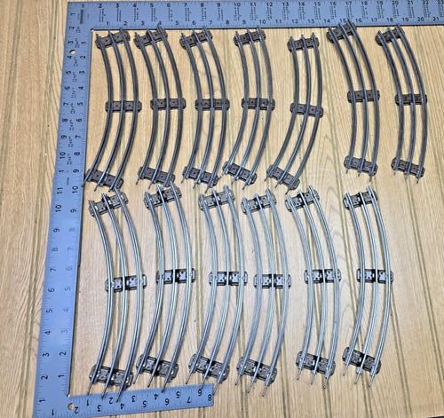 13 Pcs 10 In Curved Lionel Tubular O27 Model Railroading Train Track | eBay