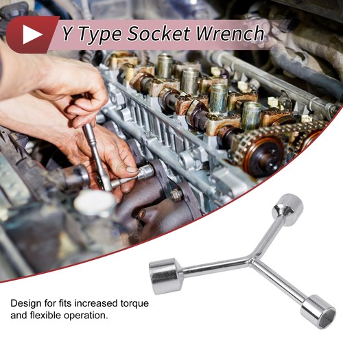 Y Shaped 14mm 17mm 19mm Hexagon Socket Wrench Spanner Socket Remover 7 ...