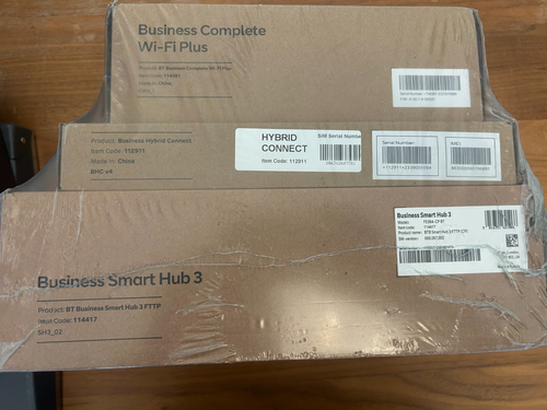 BT Business Smart Hub 3 Router Hybrid Connect Complete WiFi Plus Sealed ...