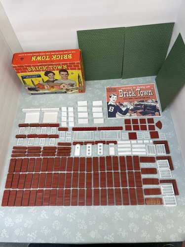 Brick Town Vintage COMPLETE Set Tri-State Block City 869 Pieces | eBay