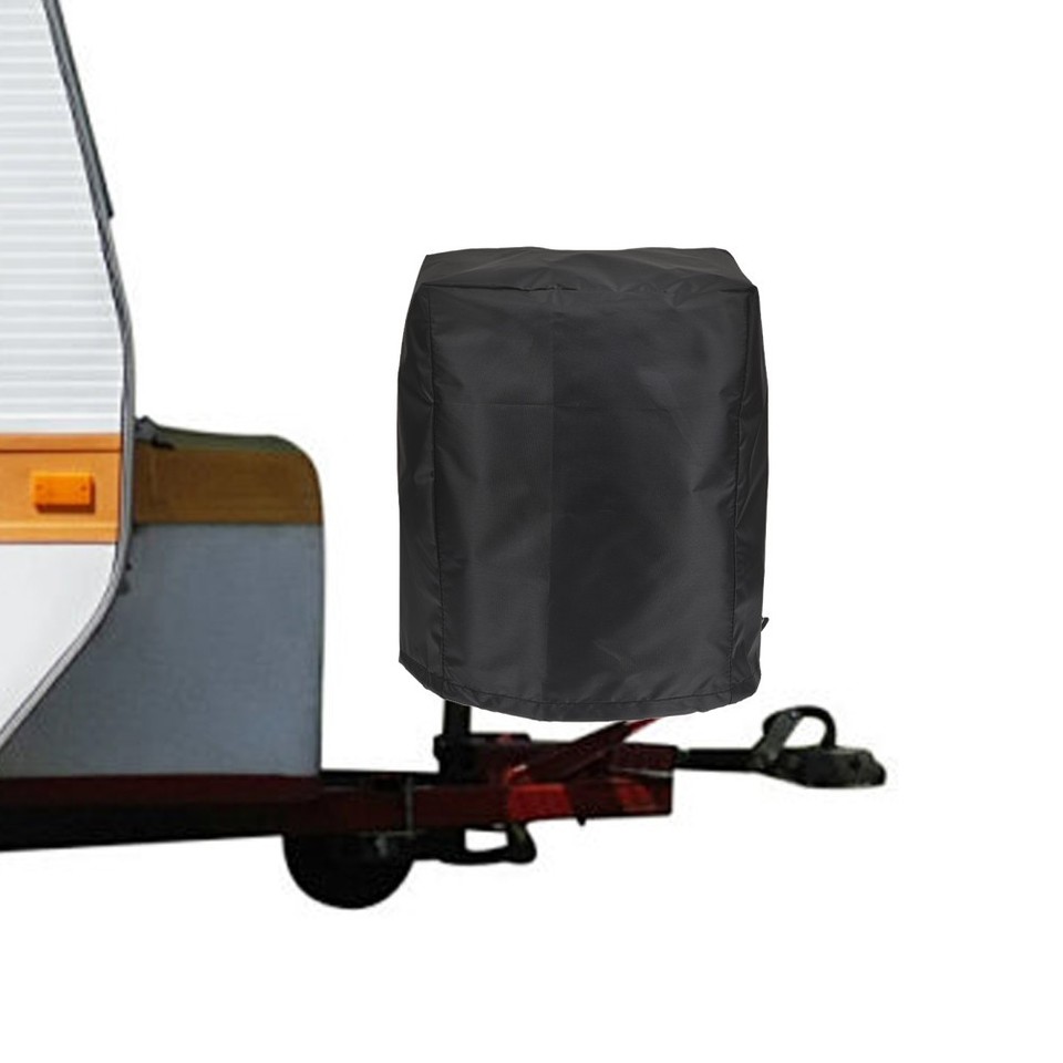 Trailer Hitch Cover Electric Tongue Jack Cover Trailer Tongue Protector ...